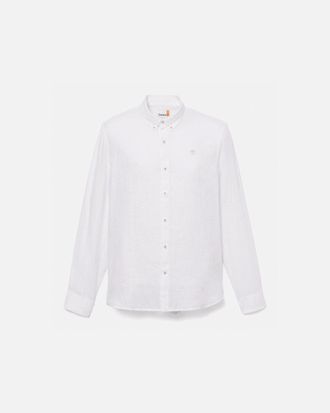 Timberland Mill Brook Leinenhemd f&uuml;r Herren in Wei&szlig;, Herren, Wei&szlig;, Gr&ouml;&szlig;e