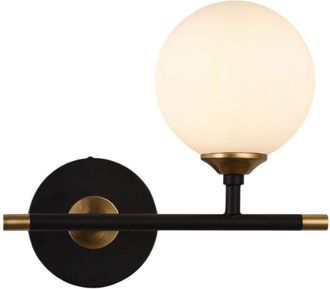 Trade Shop Trade Shop - APPLIQUE A PARETE 1 SFERA ILLUMINAZIONE DECORATIVA CONTEMPORANEO CON ATTACCO G9 I20 AQ60