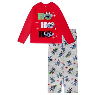Disney Pyjama-Set f&uuml;r Herren, Fam_Stitch Ho Ho Ho, M