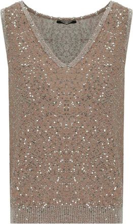 Max Mara Femme, Pulls, Beige, Taille: 36 FR Tempo Top