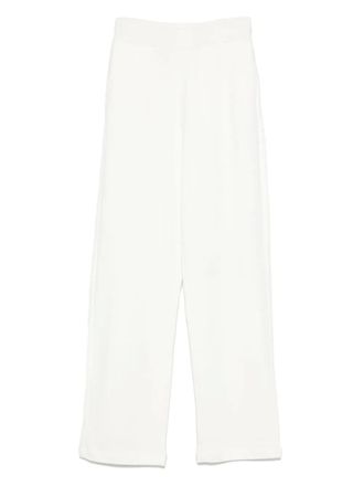 Emporio Armani pantalon en coton biologique - Blanc
