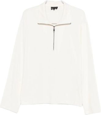 Emporio Armani Homme, Pulls, Blanc, Taille: XL Exclusive Pre Sweater