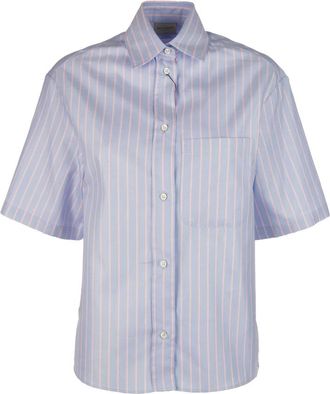 Paul & Shark Femme, Blouses et Chemises, Bleu, Taille: 42 FR Camicia