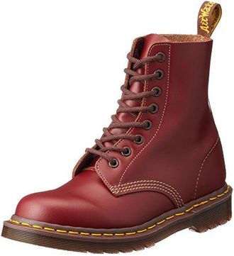 Dr. Martens Original Vintage 1460 12308601, Bottines mixte adulte - Rouge-TR-F2-16, 38 EU (5 UK)