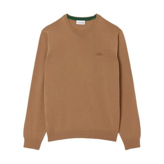Lacoste Brauner Merinowollpullover - - Knitwear - Herren - Braun - L