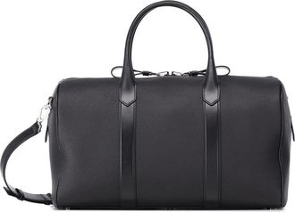 Tom Ford Homme, Sacs, Noir, Taille: ONE Size Sac de voyage en cuir