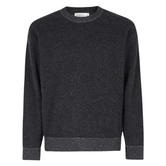 Roberto Collina Homme, Pulls, Gris, Taille: XL Maglia Girocollo Lana Felted Vanise