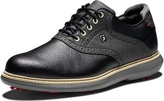 FootJoy Footjoy Homme Traditions Chaussure de Golf, Noir, 45 EU