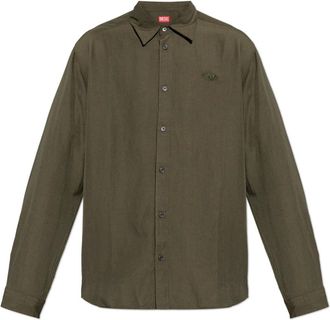 Diesel Homme, Chemises, Vert, Taille: XL S-Simply-Pgbs Shirt