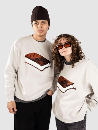 Nike SB Skate Fleece Crew Sweater white