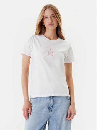 Converse T-Shirt Floral Chuck Taylor 10027751-A01 Weiß Regular Fit