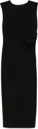 Blanca Vita Gerafftes Maxikleid - Schwarz