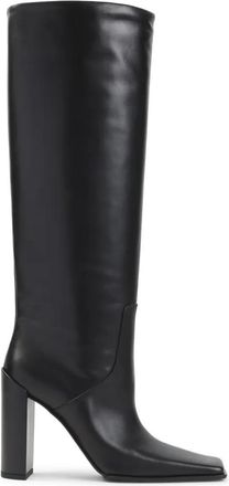 Alaia Alaia Stiefel - Black Calf Leather Ankle Boots - Gr. 37 (EU) - in Schwarz - f&uuml;r Damen