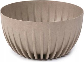 HowHomely Blumentopf Hoch 16 cm - Blumen&uuml;bertopf in Coffee Latte - Langlebige und Leichte &Uuml;bertopf 30 cm Durchmesser f&uuml;r Wohnzimmer oder Garten - Blumenk&uuml;bel We