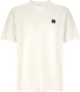 Maison Kitsun&eacute; Homme, Tops, Blanc, Taille: 2XL Fox Head Comfort T-Shirt
