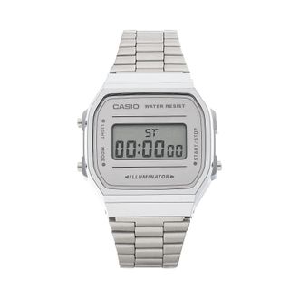 Casio Uhr Casio Vintage A168WEM-7EF Silberfarben