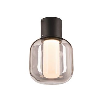 SLV OVALISK CL, Outdoor LED Deckenaufbauleuchte anthrazit CCT switch 3000/4000K