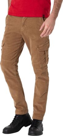 Timezone Herren Cargo Hose Regular NIKLASTZ - Regular Fit - Grau Blau Grün Braun, Größe:34W / 34L, Farbe:Peanut Brown 6095