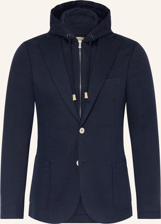 Eleventy Eleventy Jerseysakko Slim Fit Mit Abnehmbarer Blende blau