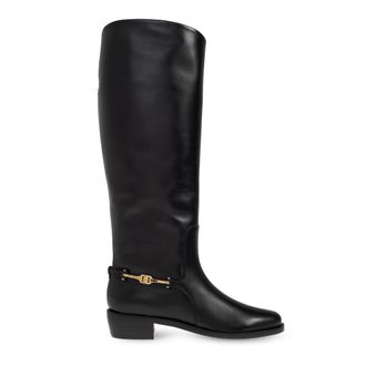 Ferragamo Therma Lederstiefel - - Shoes - Damen - Schwarzk - 39 EU