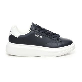 Liu Jo Blaue Ledersneakers mit Robuster Sohle - - Shoes - Herren - Blau - 44 EU