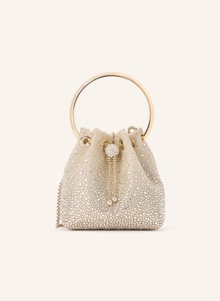 Jimmy Choo London Handtasche Bon Bon Mit Schmucksteinen gold