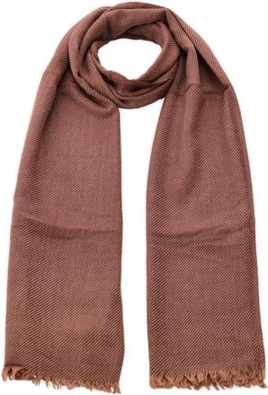 Altea Homme, Accessoires, Brun, Taille: ONE Size Écharpe de luxe en Laine, Cachemire & Soie