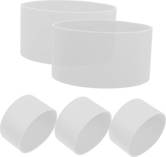 Yarnow 5stücke Wasserflaschenabdeckung Aus Silikon Isoliermanschette Für Wasserflasche Mehrzweck-flaschenhülle rutschfeste Wasserflaschenmanschette Wasserfla