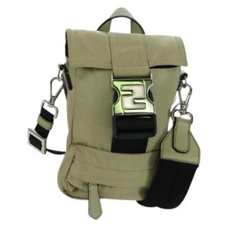 Fendi Pre-owned Vintage Nylon Schultertasche - - Pre-owned - Damen - Gr&uuml;n - ONE SIZE