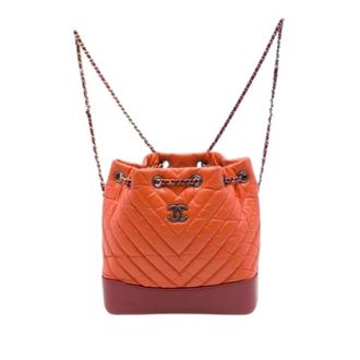Chanel Pre-owned Gabrielle Rucksack - - Pre-owned - Damen - Orange - ONE SIZE