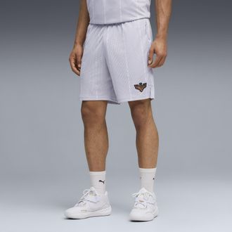 Puma Short de basketball 7 Melo Alwayz On 1 Homme, V&ecirc;tements, Gris, 3XL