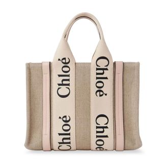 Chlo&eacute; Femme, Sacs, Beige, Taille: ONE Size Woody Small Tote