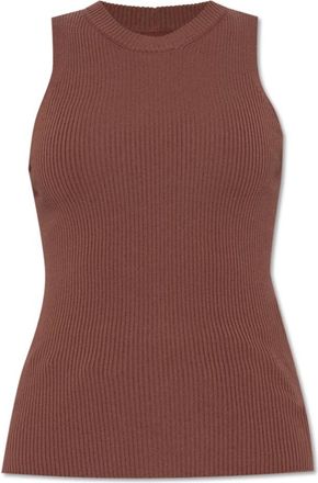Rick Owens Femme, Tops, Rouge, Taille: 36 FR D&eacute;bardeur &agrave; fines c&ocirc;tes