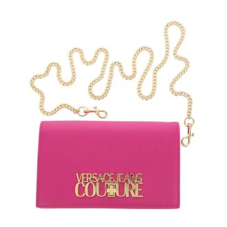 Versace Jeans Couture Femme, Sacs, Rose, Taille: ONE Size Logo Lock Wallet On Chain