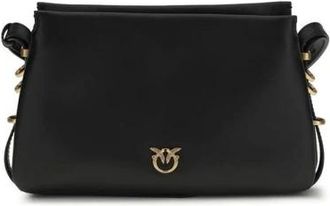 Pinko Pinko, Femme, Sacs, Noir, Taille: ONE Size Bos Taurus Shoulder Bag