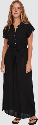 O'Neill Lori Maxi Shirt Kleid black out