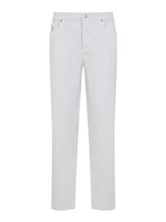 Brunello Cucinelli Jean Bootcut - Blanc