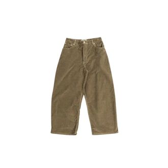 STUDIO NICHOLSON Homme, Pantalons, Vert, Taille: XL Pantalon en Velours Côtelé Coupe Large