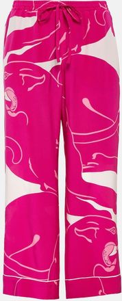 Valentino Hose aus Crêpe de Chine aus Seide