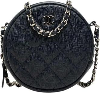 Chanel Pre-owned Sac bandouli&egrave;re matelass&eacute; vintage - Femme - Pre-owned - Bleu - Taille: ONE Size
