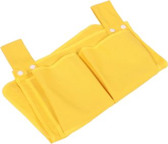 DOITOOL Multifunktionaler Babybett Organizer H&auml;ngend aus Canvas mit Mehrfachf&auml;chern f&uuml;r Windeln und Pflege Aufbewahrungskorb f&uuml;r Beistellbett und Kinderzimmer