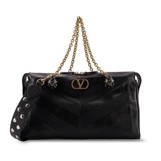Valentino Garavani Femme, Sacs, Noir, Taille: ONE Size Panthea Medium Tote