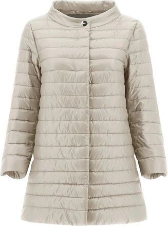 Herno Femme, Manteaux, Beige, Taille: 42 FR Piumino