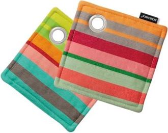 Remember Lot de 2 maniques - Ustensiles de Cuisine color&eacute;s et &eacute;l&eacute;gants pour Plus de Plaisir Lors de la Cuisson - Protection fiable Contre la Chaleur pour Vos M