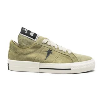 Rick Owens Homme, Chaussures, Vert, Taille: 40 1/2 EU Fur Baskets