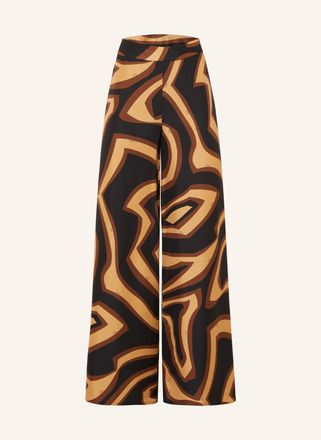 Pucci Marlenehose Aus Seide schwarz