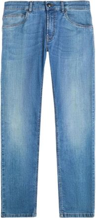 Fay Homme, Jeans, Bleu, Taille: W32 Jean slim &agrave; cinq poches