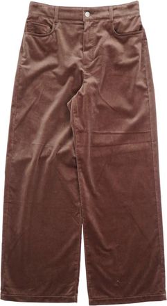 Max Mara Femme, Pantalons, Brun, Taille: 38 FR Wide Pantalons