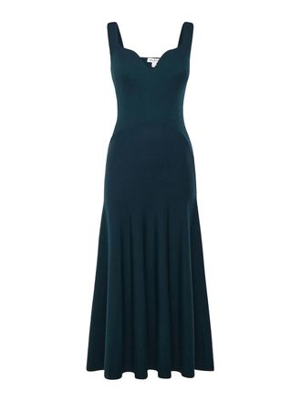 Alaia Robe Au Genou - Vert