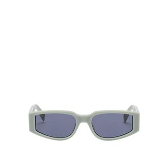 Paura Matte-Effekt Vegas Sonnenbrille mit Lederetui - - Accessories - Herren - Gr&uuml;n - ONE SIZE